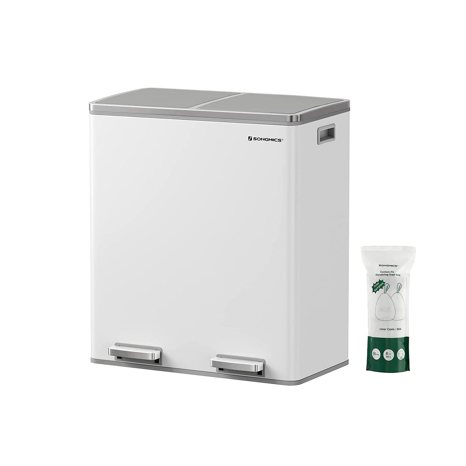 Madrid skraldespand – 2x30 L & hurtig levering